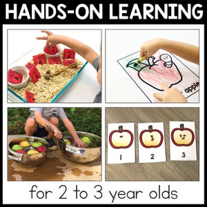 Apple Toddler Activities Tot School Lesson Plans Homeschool Preschool ...