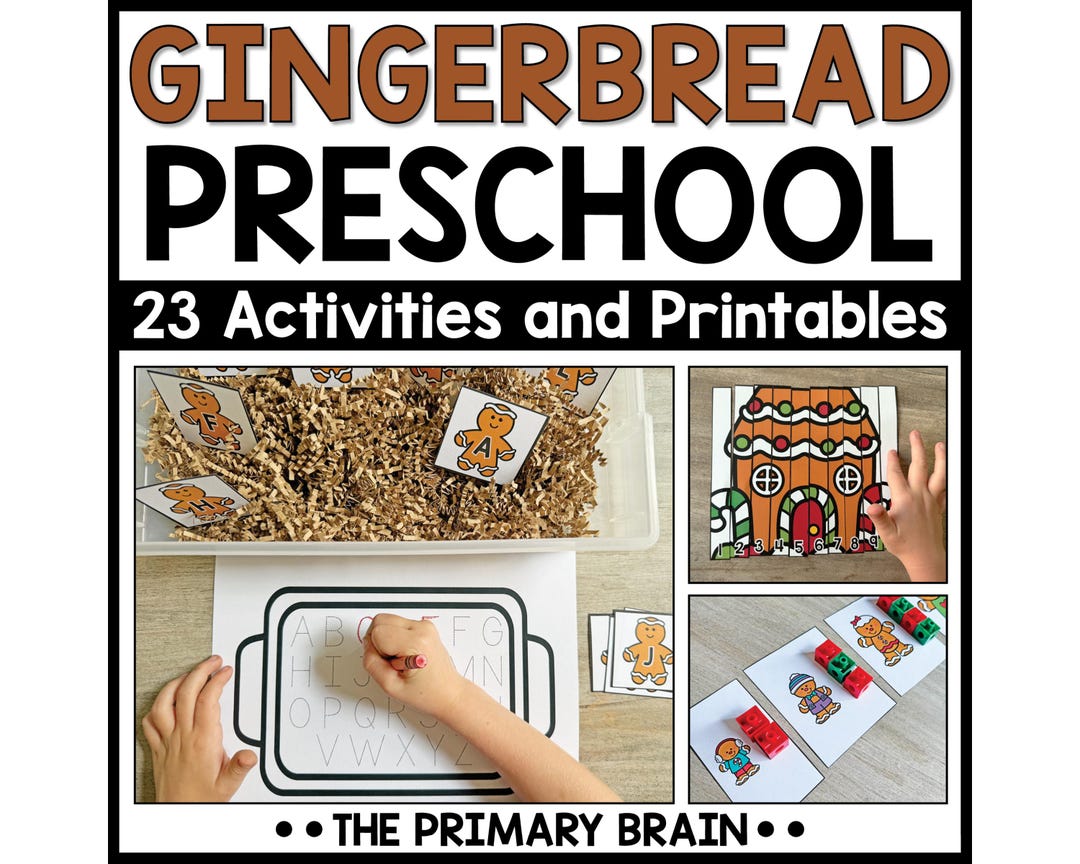 Gingerbread Preschool Curriculum: Christmas Activities & Lesson Plans ...