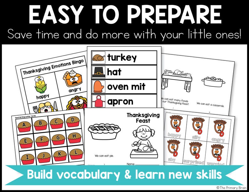 Thanksgiving Preschool Activities: Homeschool Curriculum and Lesson ...