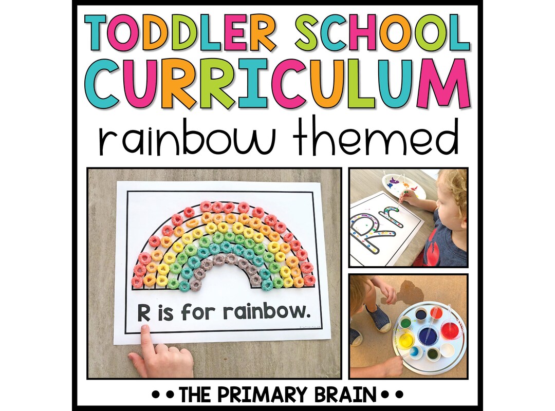 Rainbow Toddler Activities Tot School Lesson Plans Homeschool Preschool ...