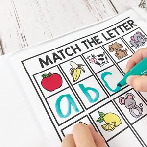 Alphabet Binder for Kids | Phonics Activities | Homeschool Curriculum ...
