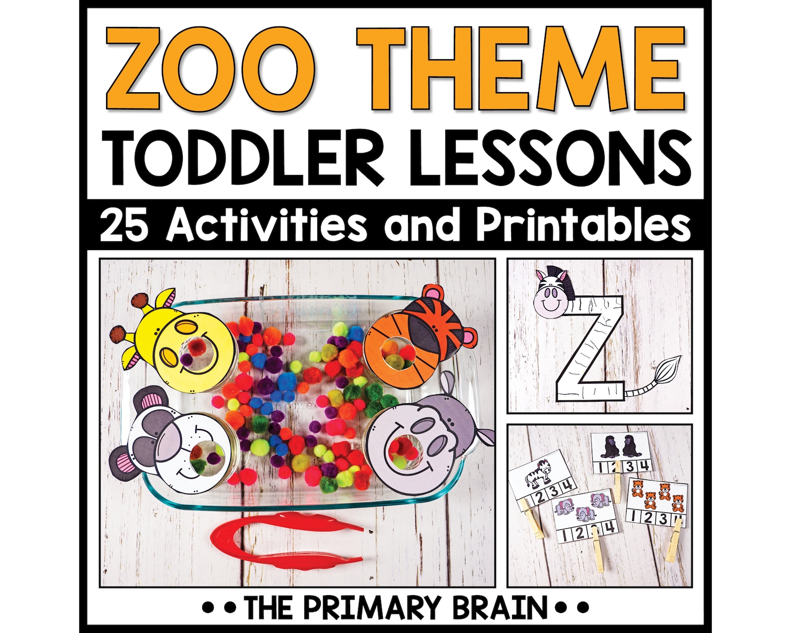Zoo Toddler Activities | Tot School Lesson Plans | Homeschool Preschool ...