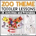 Zoo Toddler Activities | Tot School Lesson Plans | Homeschool Preschool ...