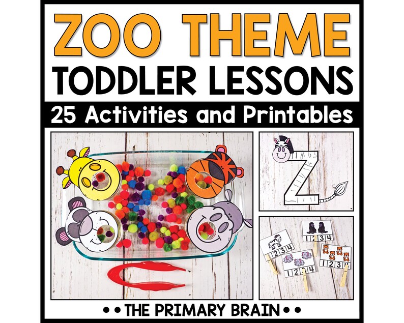 Zoo Toddler Activities | Tot School Lesson Plans | Homeschool Preschool ...