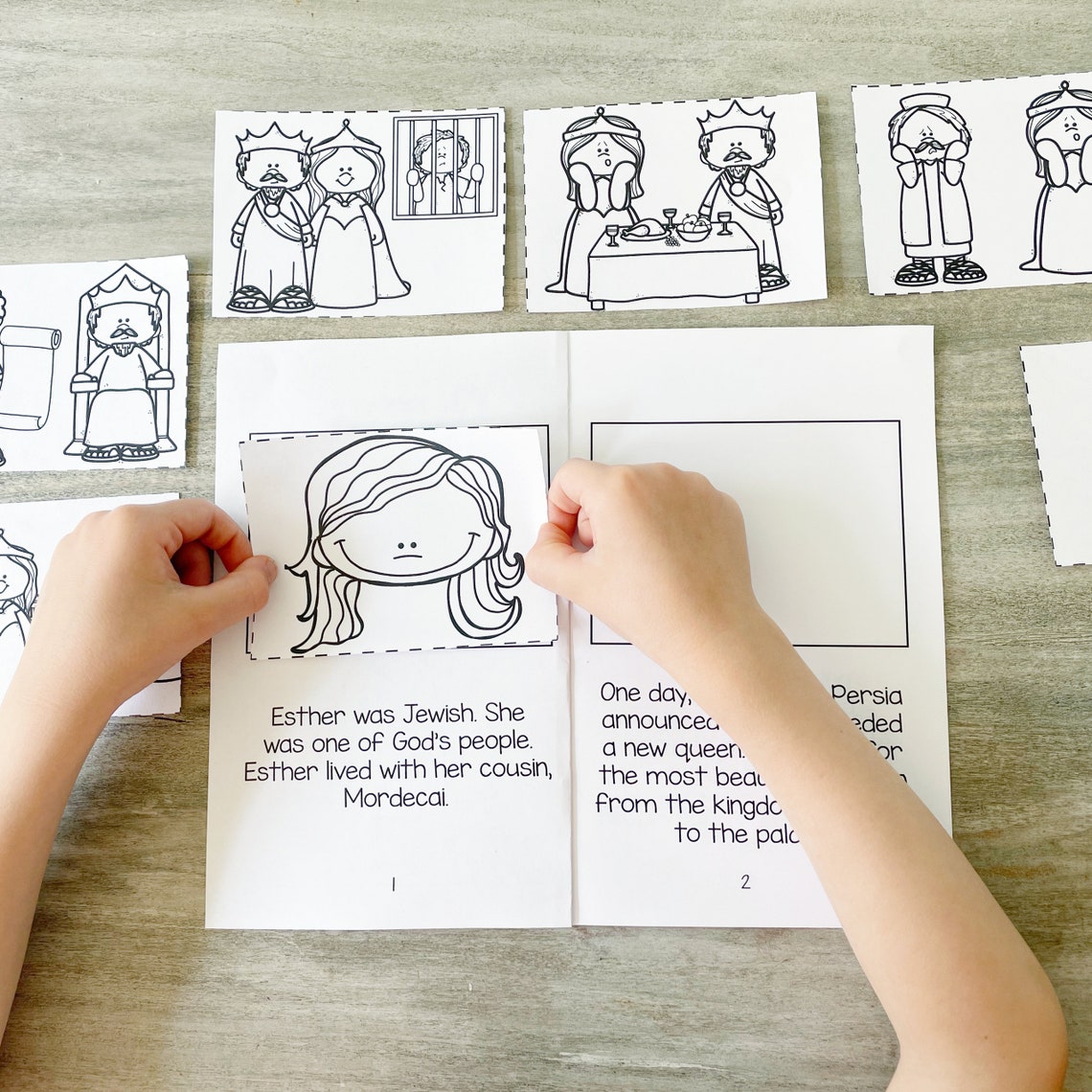 Queen Esther Bible Story Lesson: Sunday School and Homeschool Kids ...