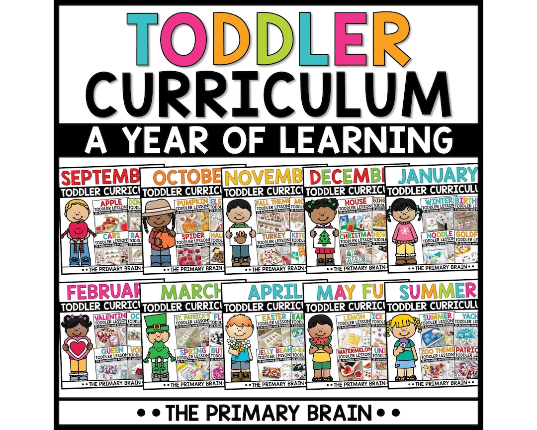 Toddler Curriculum for the Year: Homeschool Preschool Curriculum and ...
