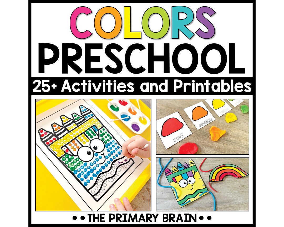 Color Names Preschool Activities: Prek Lesson Plans and Curriculum ...