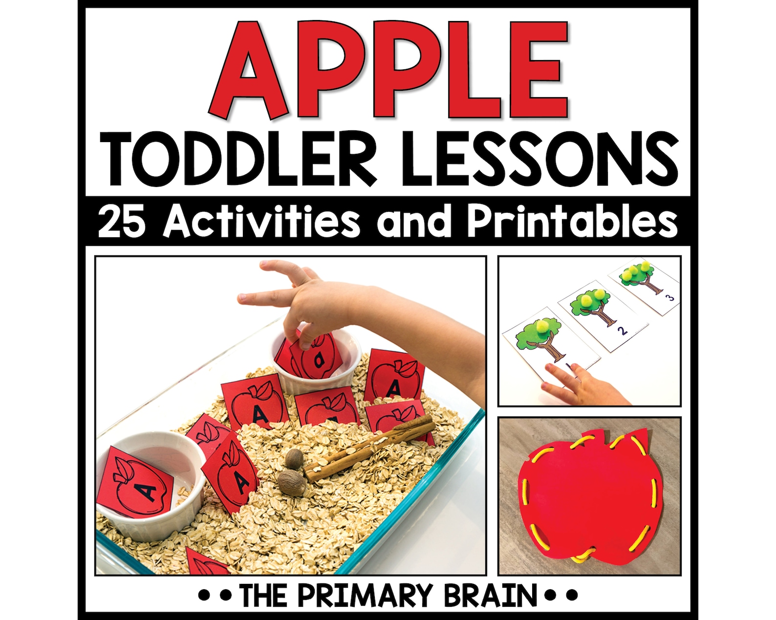 Apple Toddler Activities | Tot School Lesson Plans | Homeschool ...