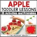 Apple Toddler Activities | Tot School Lesson Plans | Homeschool ...