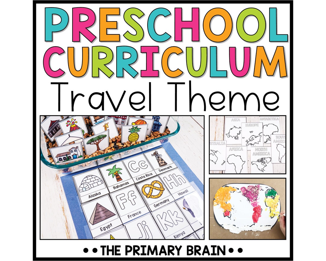 Travel Themed Preschool Activities Pre-k Homeschool - Etsy
