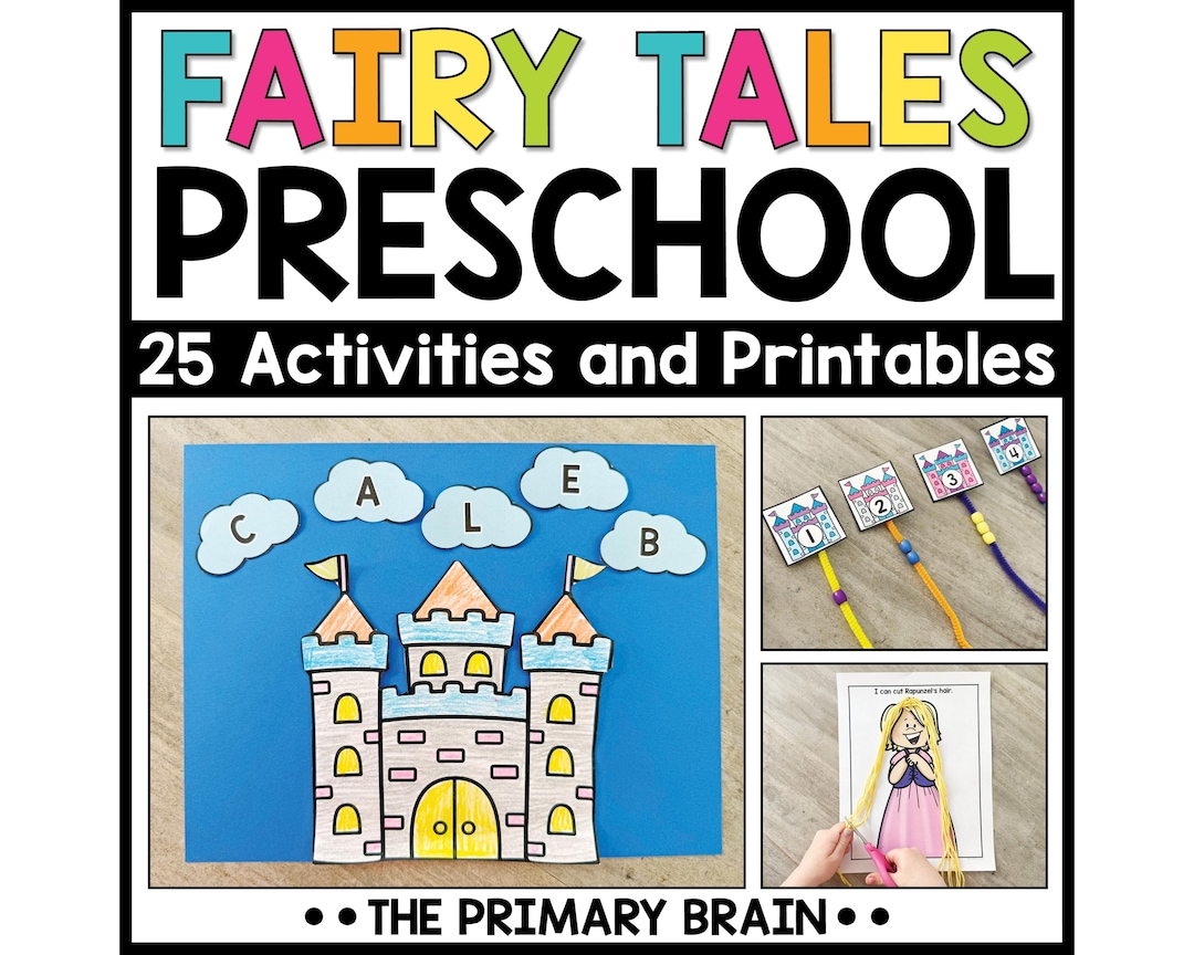 Fairy Tales Preschool Curriculum: 25 Activities & Printables (digital ...
