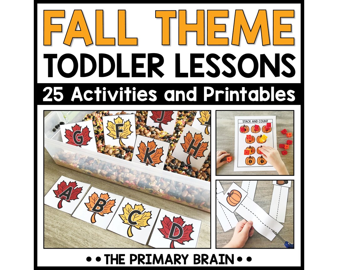 Fall Toddler Activities: Homeschool Preschool Curriculum and Lesson ...