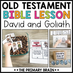 David and Goliath Bible Story Sunday School Lesson Plans Bible Class ...