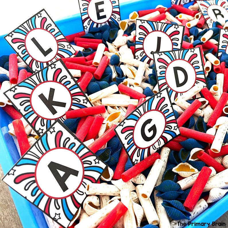 Patriotic Toddler Activities Tot School Lesson Plans 4th - Etsy