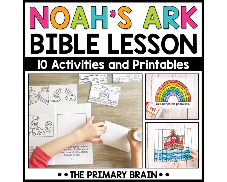 Noah's Ark Bible Lesson: Sunday School Activities (digital Download) - Etsy