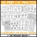 Fall Themed CVC Words Worksheets | Printable Phonics Practice - Etsy