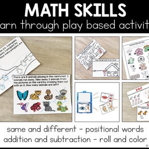 Habitats Preschool Activities | Animal Homes Pre-k Homeschool Preschool ...