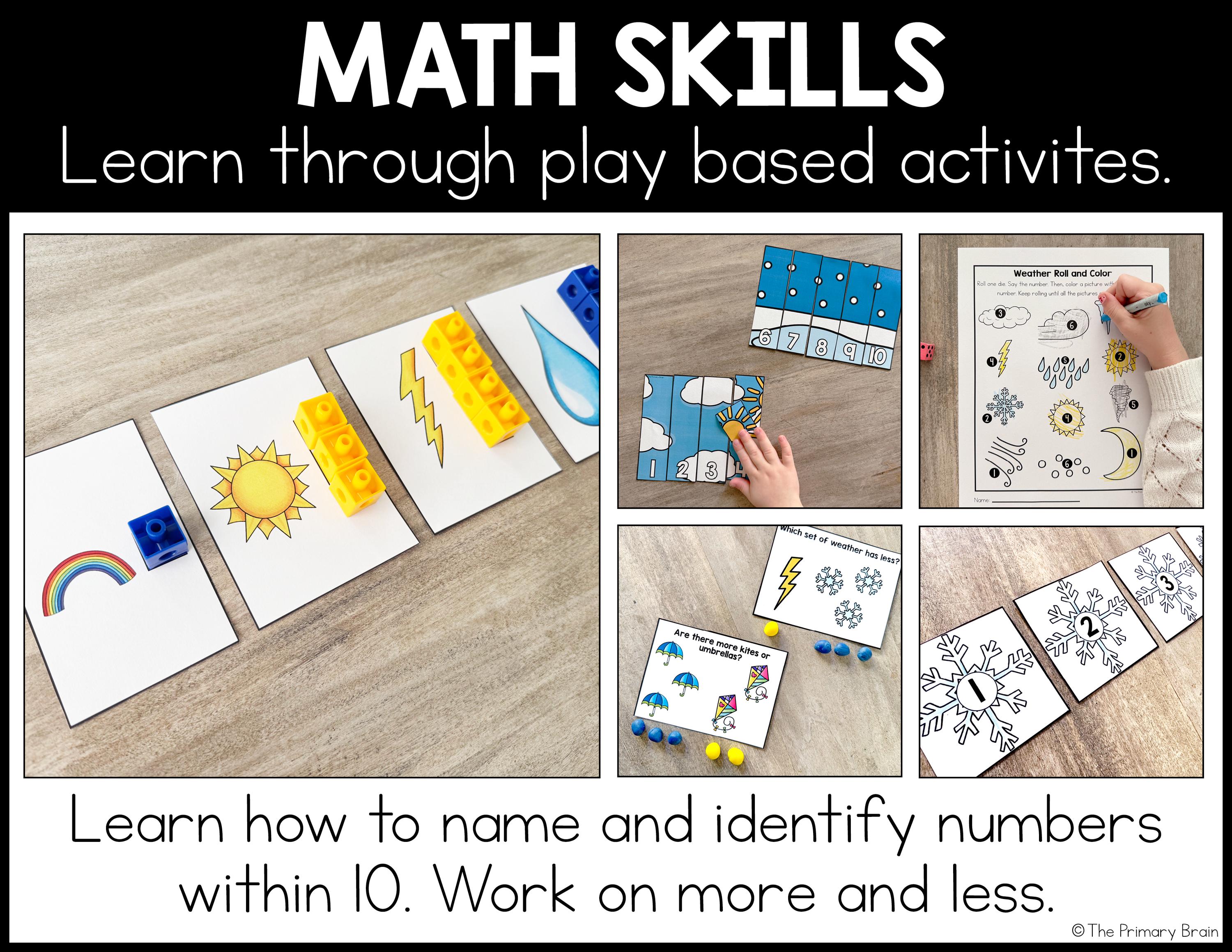 Weather Preschool Curriculum: 22 Activities, Homeschool Lesson Plans ...