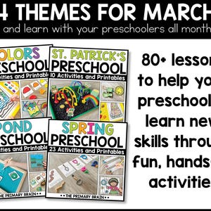 March Preschool Curriculum Lesson Plans and Winter Activities for Kids ...