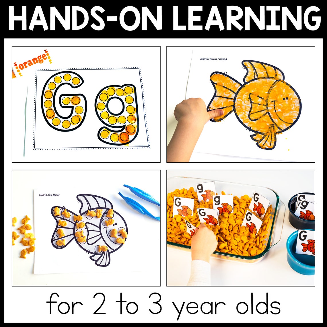 Goldfish Toddler Activities | Tot School Lesson Plans | Homeschool ...