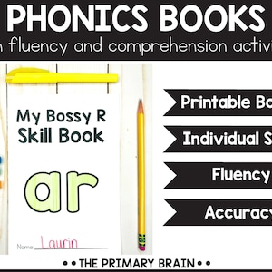 R-controlled Vowels Phonics Skills Bundle, Bossy R Hands-on Independent ...