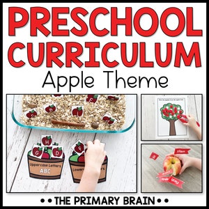 Apple Preschool Activities Pre-k Homeschool Preschool Curriculum for ...