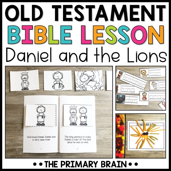 Sunday School Lesson on Daniel and the Lions - Etsy
