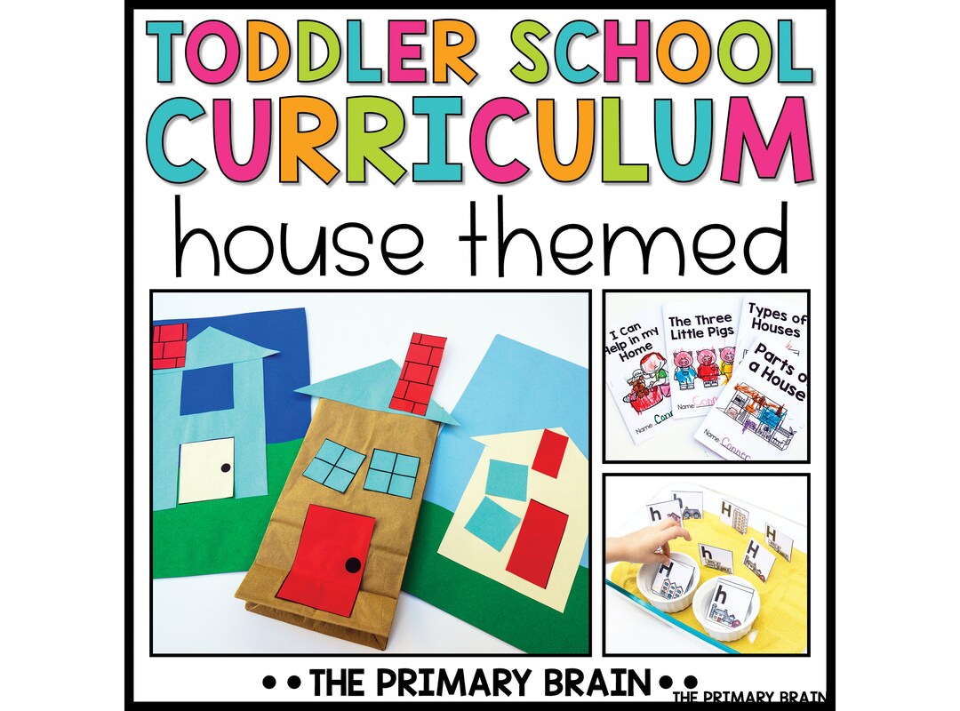 House Toddler Activities Tot School Lesson Plans Homeschool Preschool ...