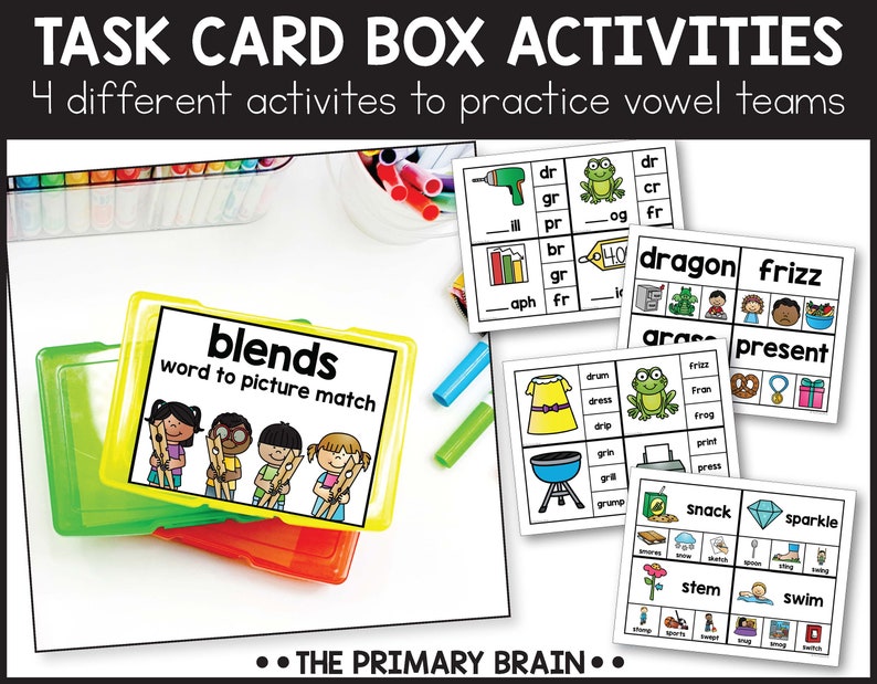 Blends Phonics Skills Bundle, Hands-on Independent Practice for ...
