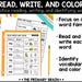 CVC Words Reading Practice Printable Worksheets | NO PREP Phonics ...