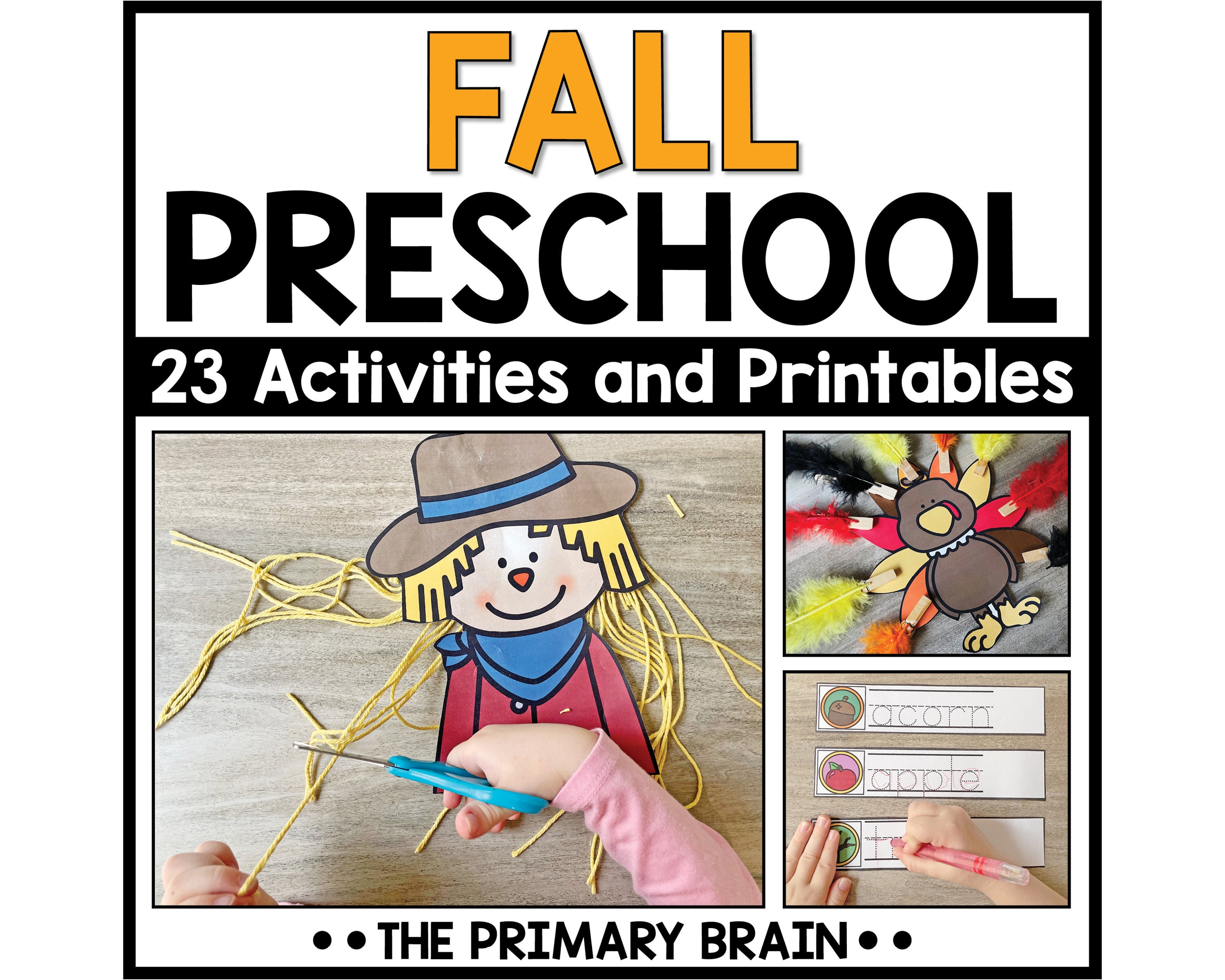 Fall Preschool Curriculum: 5-day Curriculum With Lesson Plans (digital ...