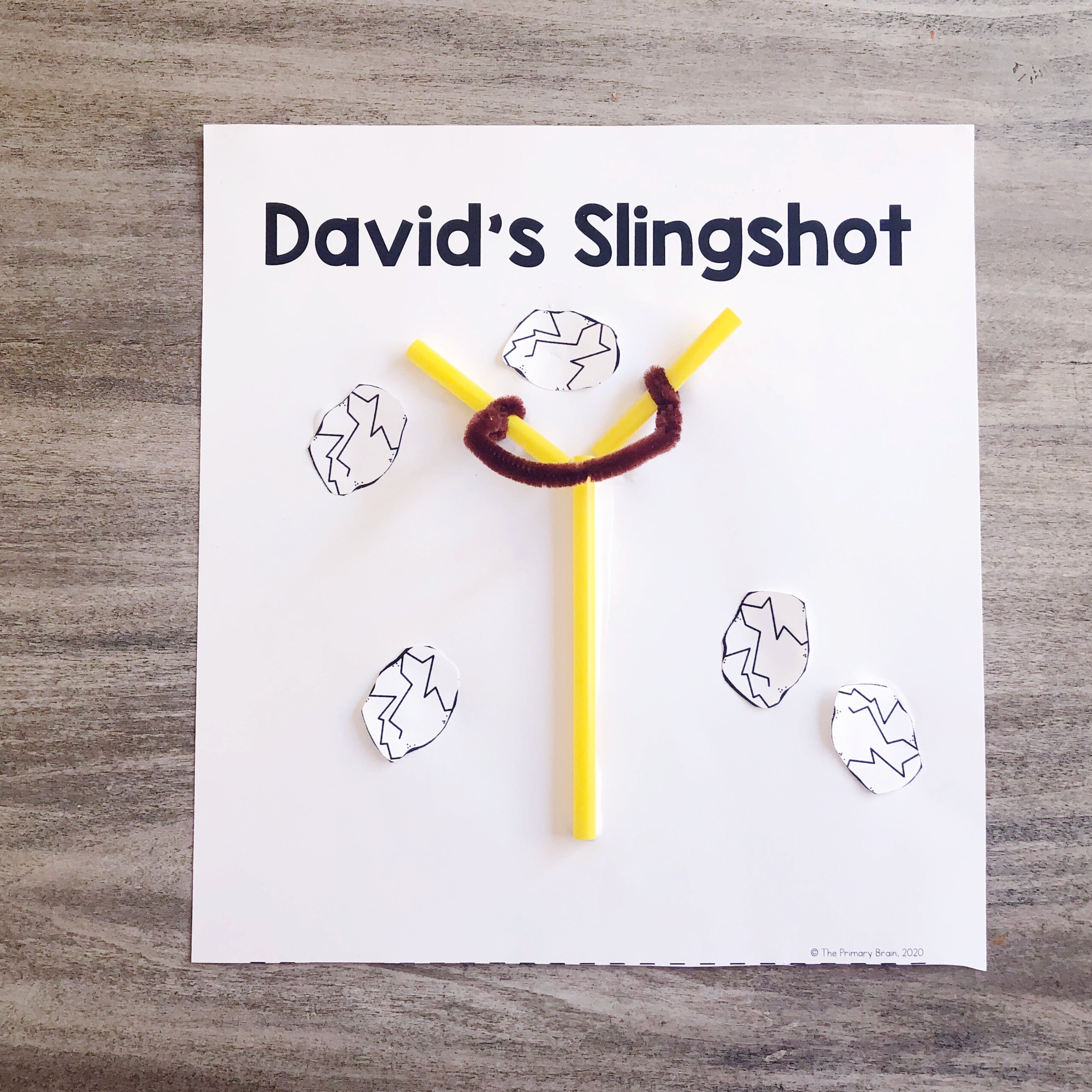 David and Goliath Bible Story Lesson: Kids Activities & Printables ...