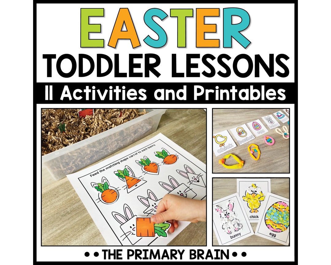Easter Toddler Activities | Spring Tot School Lesson Plans | Homeschool ...