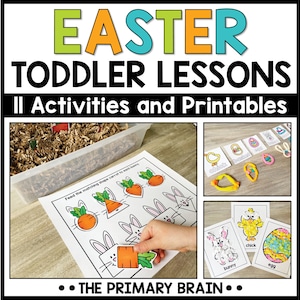 Easter Toddler Activities | Spring Tot School Lesson Plans | Homeschool ...