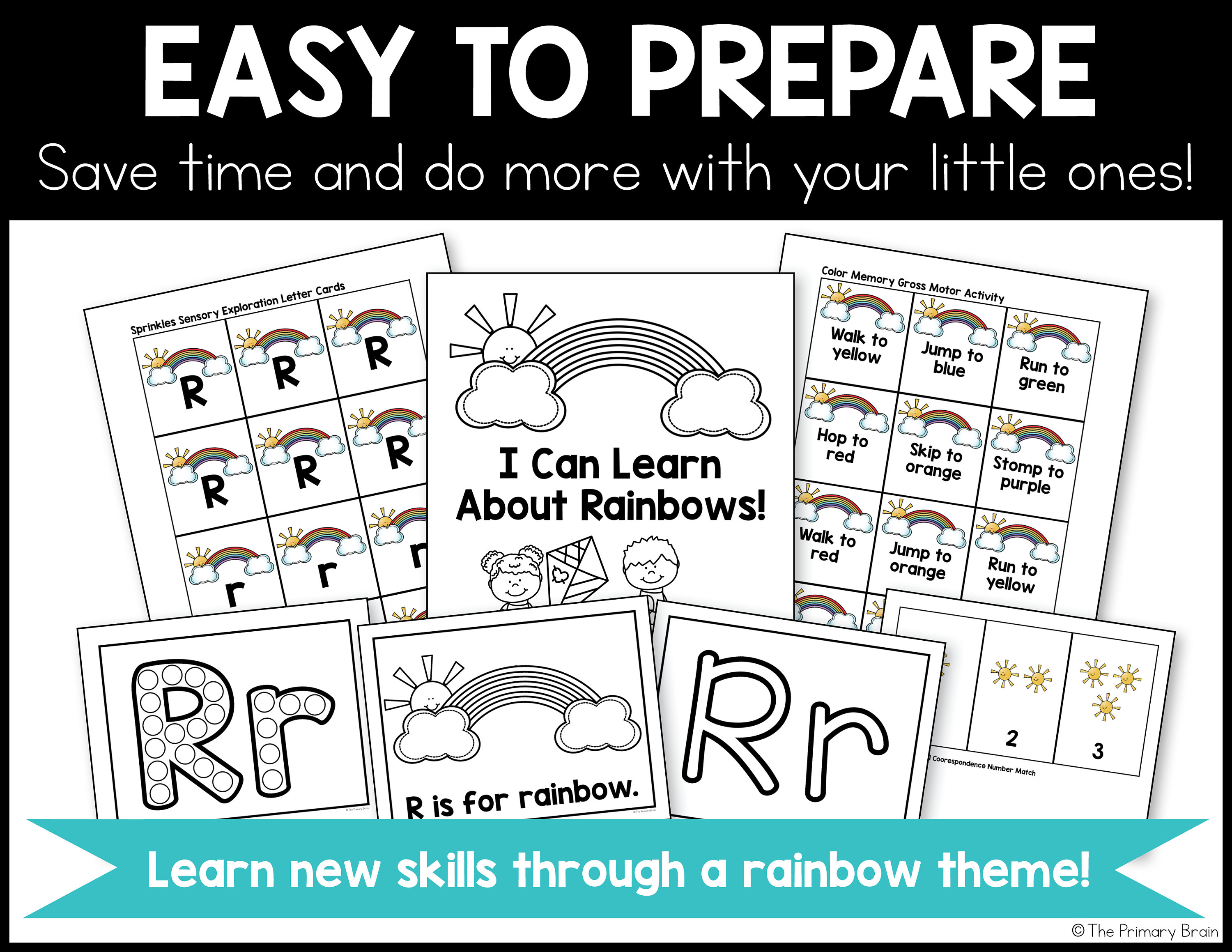 Rainbow Toddler Activities: Letter R Preschool Curriculum and Lesson ...
