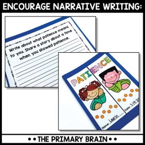 Patience Lapbook Activity, Social Emotional Learning Writing Craft - Etsy