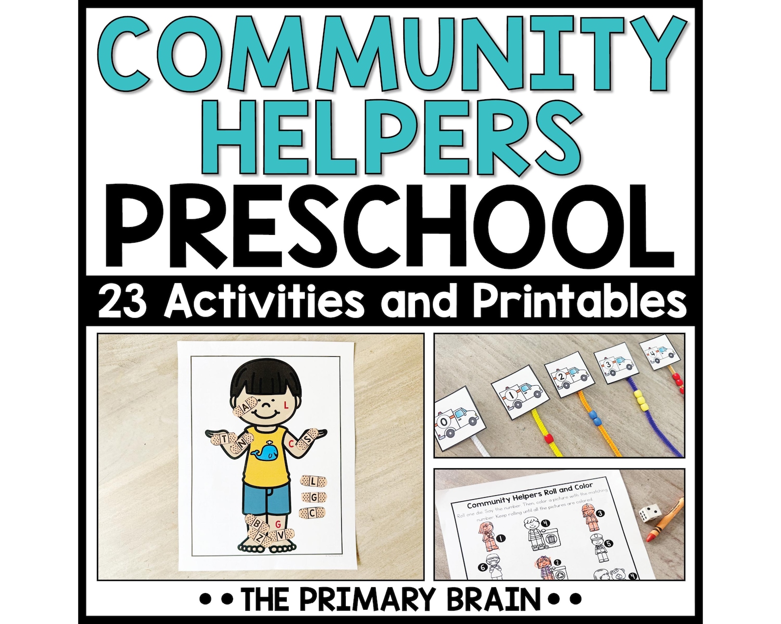 Community Helpers Preschool Activities: Curriculum for Ages 3-5 ...