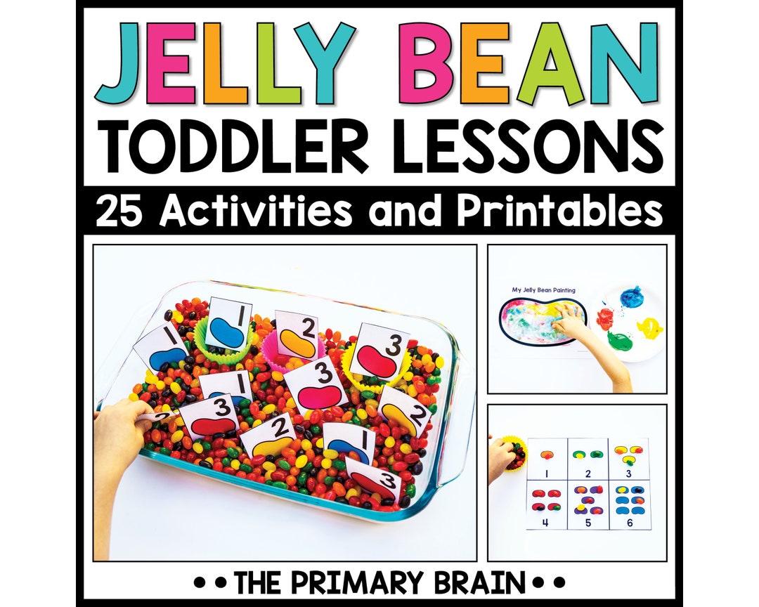 Jelly Bean Theme Toddler Activities: Letter J Preschool Curriculum ...