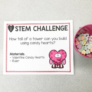 Valentine STEM Challenges, Valentine’s Day Activities - Etsy