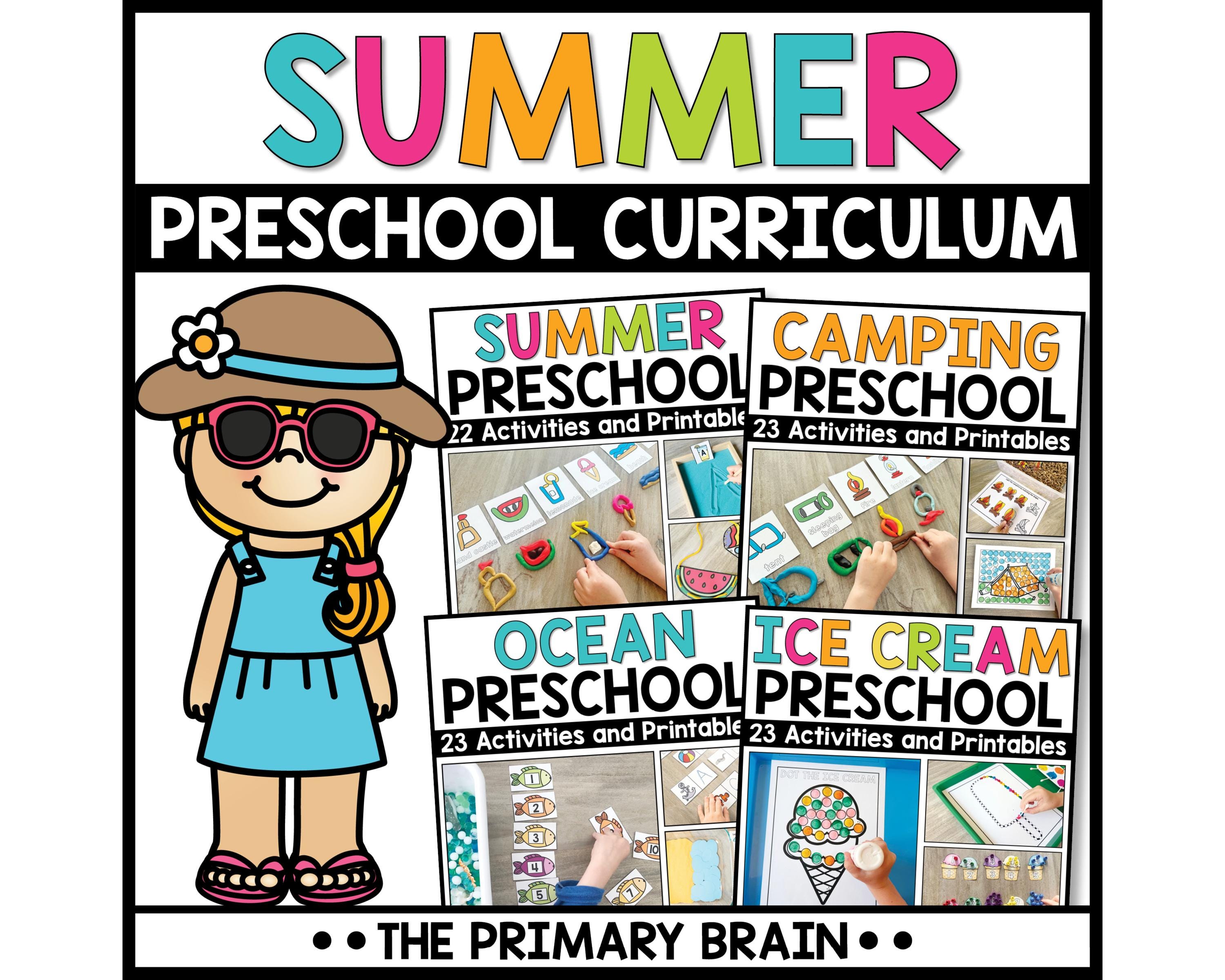 Summer Preschool Curriculum Lesson Plans and Activities for Kids Ages 3 ...