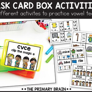 CVCE and Magic E Phonics Skills Bundle, Hands-on Independent Practice ...