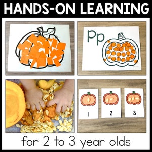 Pumpkin Toddler Activities: Letter P Preschool Curriculum and Lesson ...