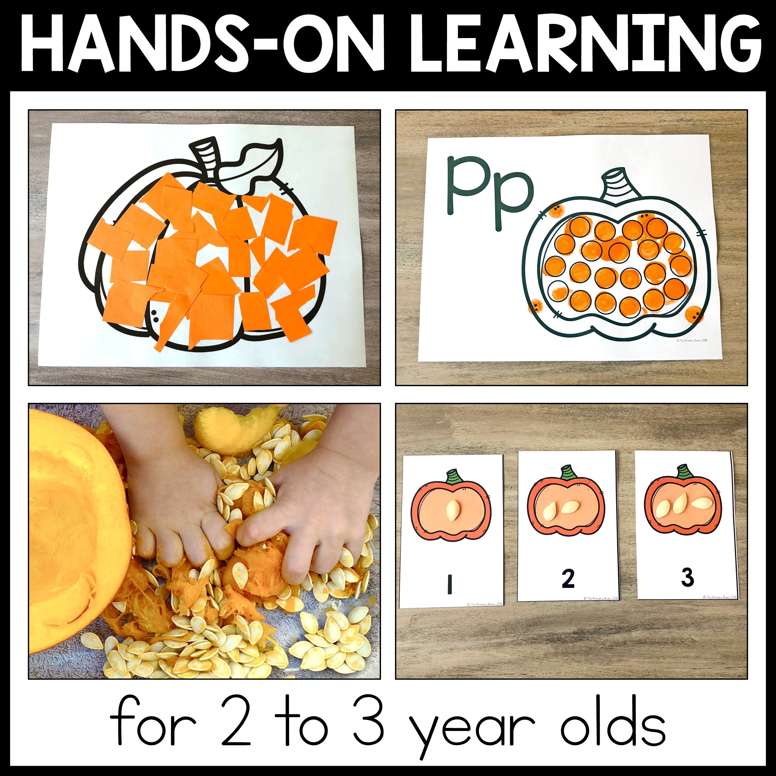 Pumpkin Toddler Activities: Letter P Preschool Curriculum and Lesson ...