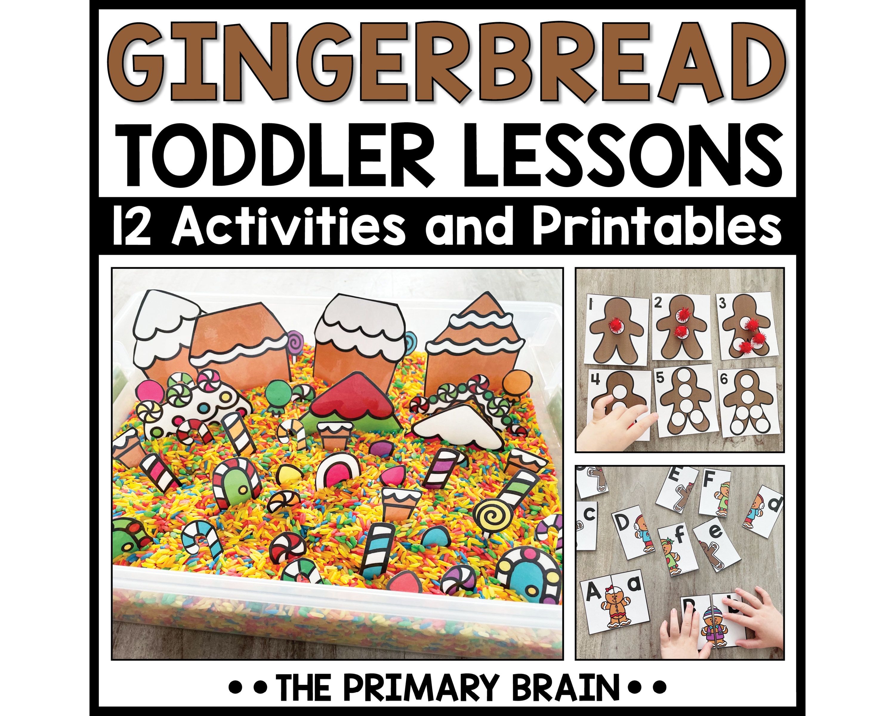 Gingerbread Toddler Activities | Tot School Lesson Plans | Christmas ...