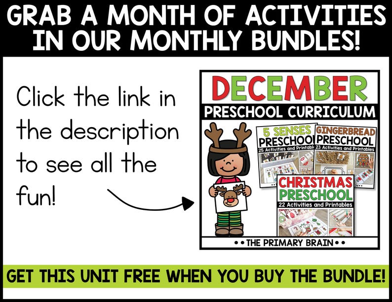 Gingerbread Preschool Curriculum: Christmas Activities & Lesson Plans ...