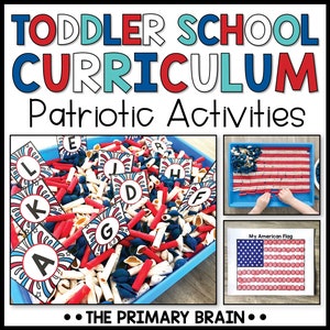 Patriotic Toddler Activities Tot School Lesson Plans 4th of July ...