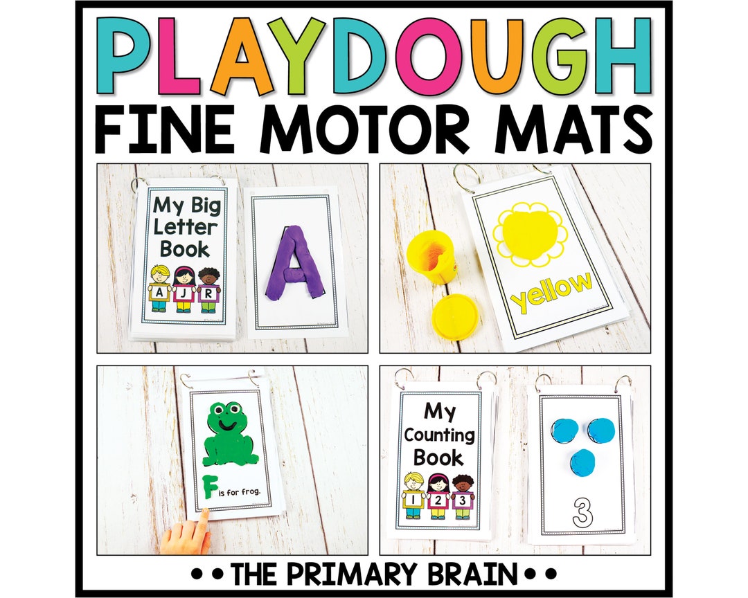 Playdough Mats | Play Dough Cards for Letters, Numbers, Shapes, Colors ...
