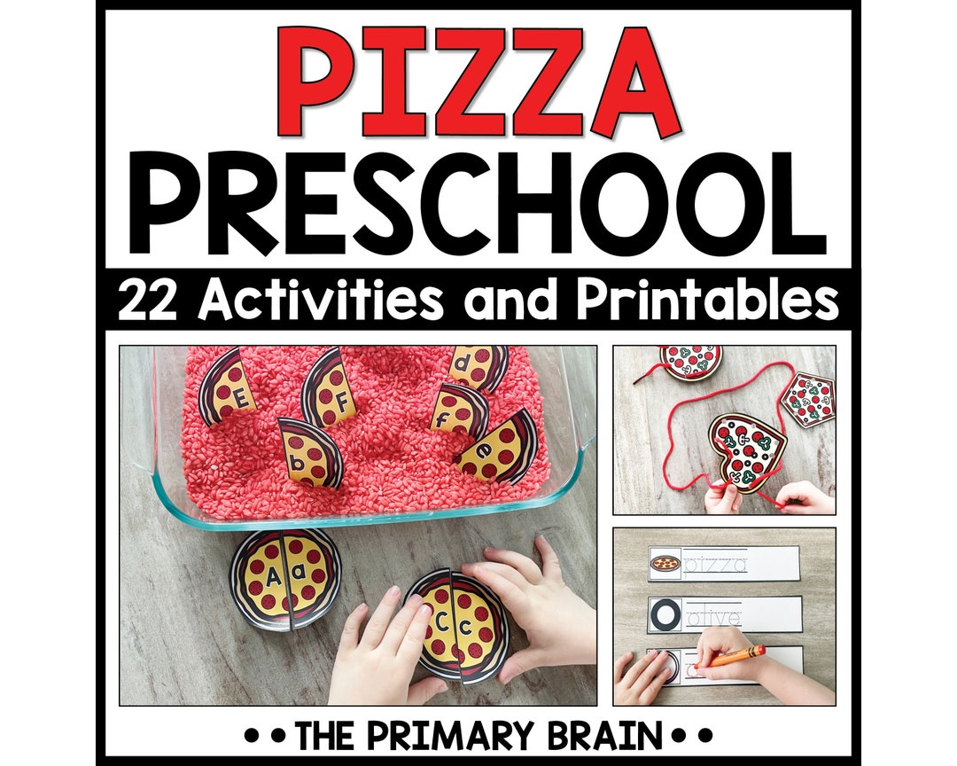 Pizza Preschool Activities: Curriculum and Lesson Plans (ages 3-5) - Etsy