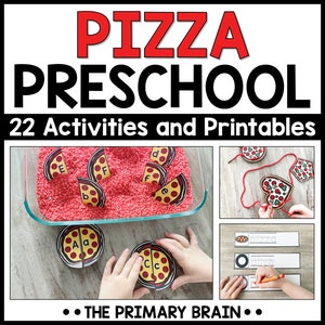 Pizza Preschool Activities: Curriculum and Lesson Plans (ages 3-5) - Etsy