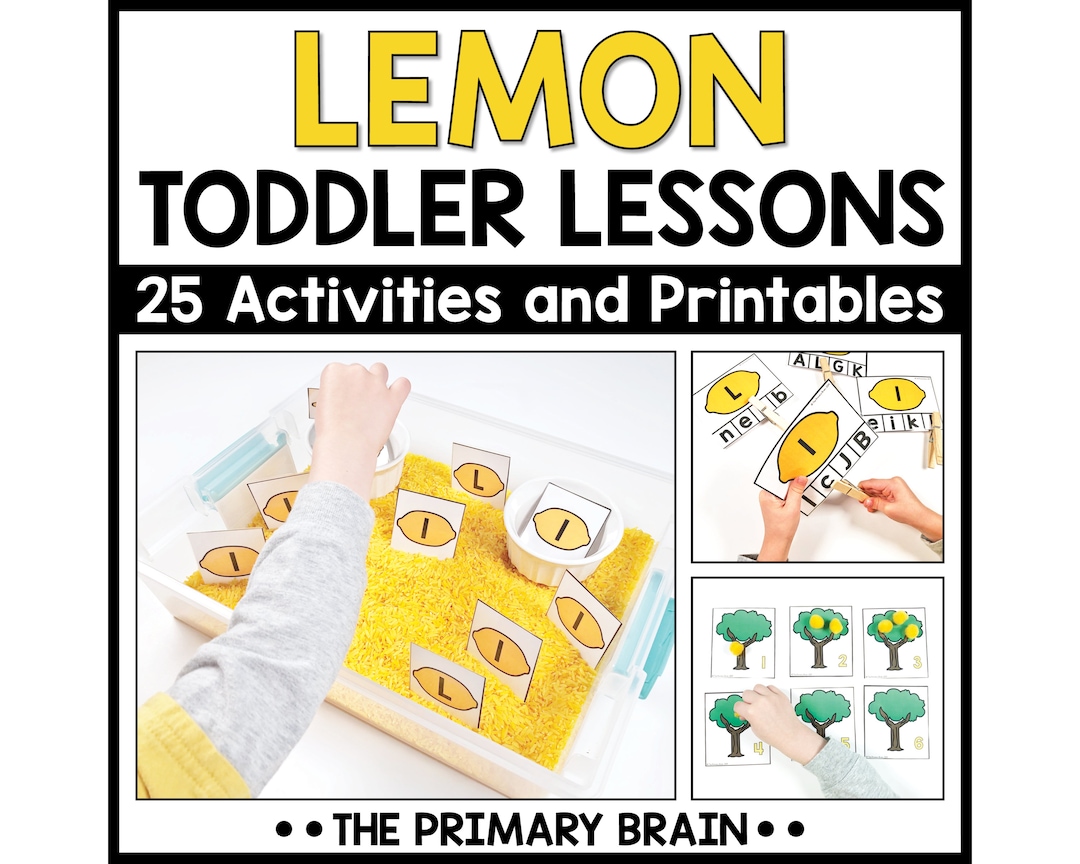 Lemon Toddler Activities | Tot School Lesson Plans | Homeschool ...
